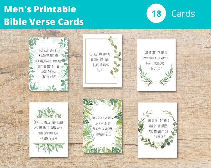 Printable Scripture Cards - Bible Verse Coloring, Blank Note Cards ...