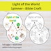 Light of the World Craft | Sermon on the Mount Story Spinner | Bible ...