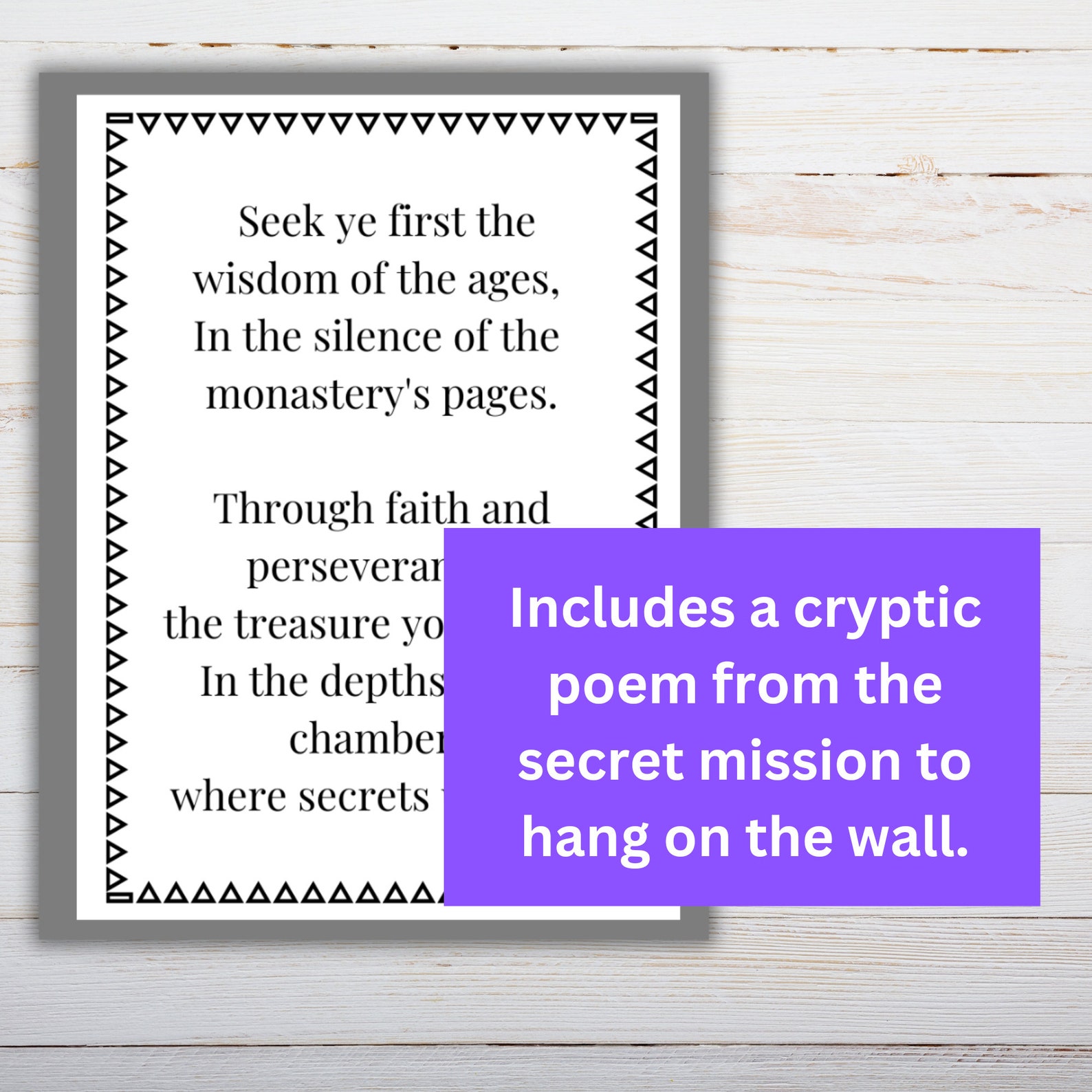 Parable of the Hidden Treasure Bible Story Escape Room | Printable ...