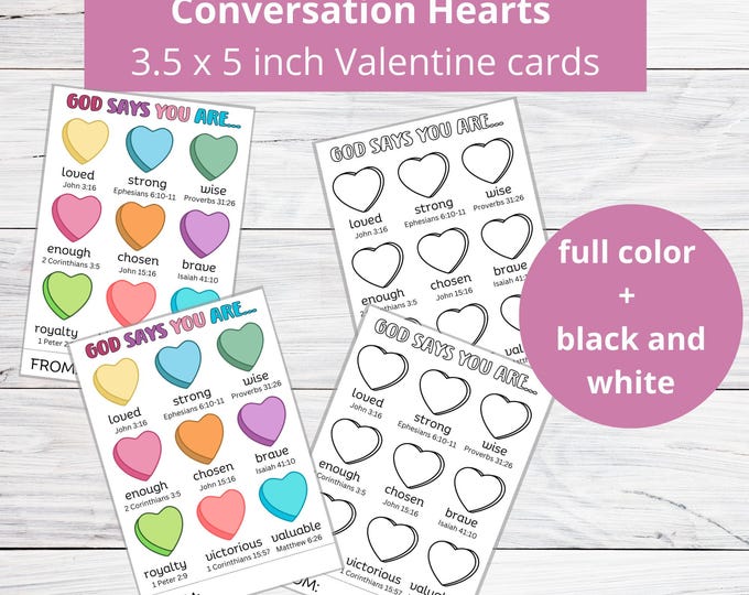 God's Love Bible Verse Note Cards | Printable Scripture Valentines ...