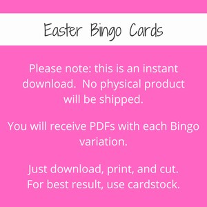 Easter Bingo Game for Kids Resurrection Bingo Religious Bingo Printable ...