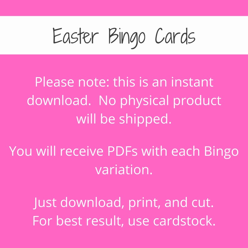 Easter Bingo Game for Kids Resurrection Bingo Religious Bingo Printable ...