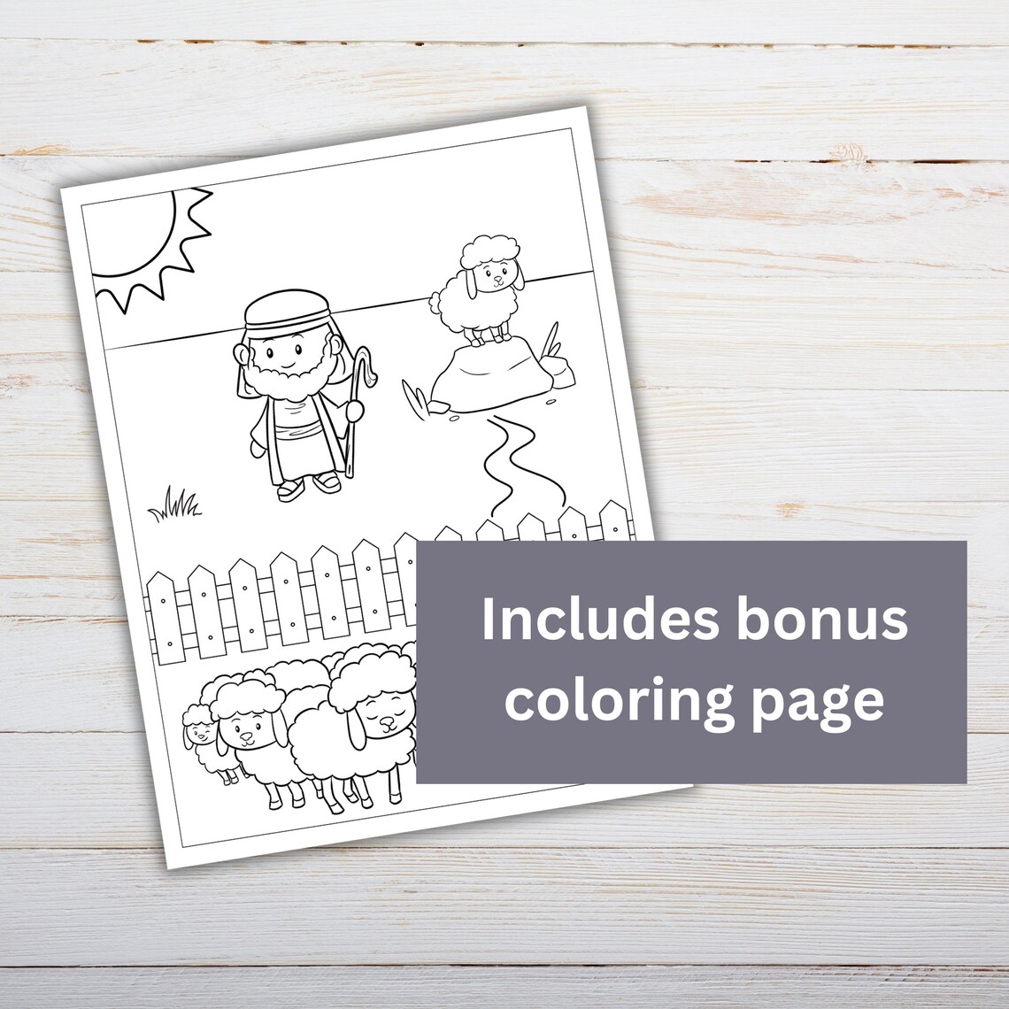 Parable of the Lost Sheep | Bible Activity | Sunday School Craft ...