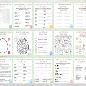 Bible Easter Games Bundle | Christian Easter Games for Kids and Adults ...