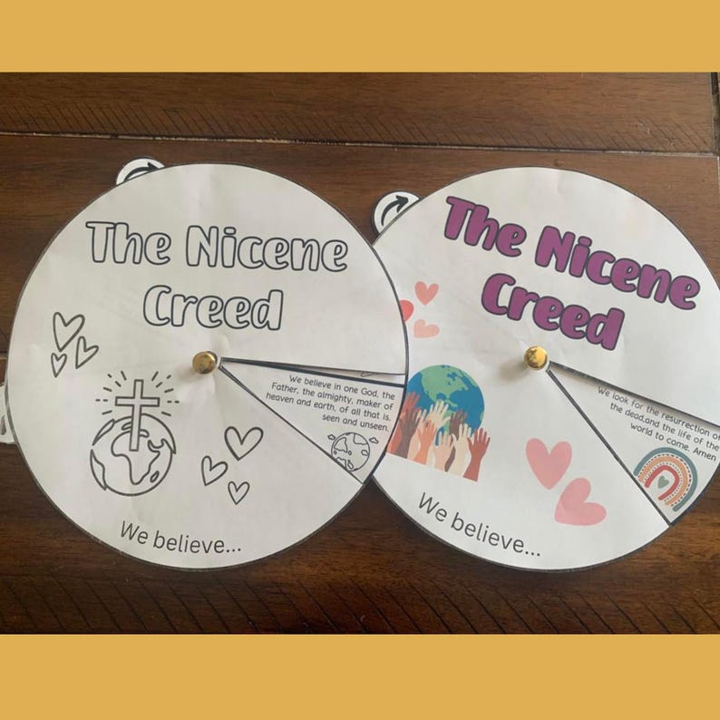 Nicene Creed Bible Craft | Sunday School Coloring Page | "i Believe ...