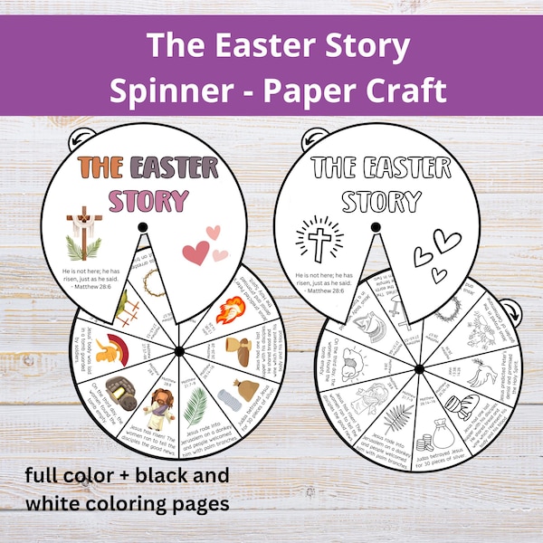 The Easter Story Scavenger Hunt | Christian Easter Egg Hunt for Kids ...