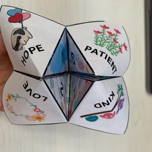 Fruit of the Spirit Bible Craft | Cootie Catcher | Printable Sunday ...