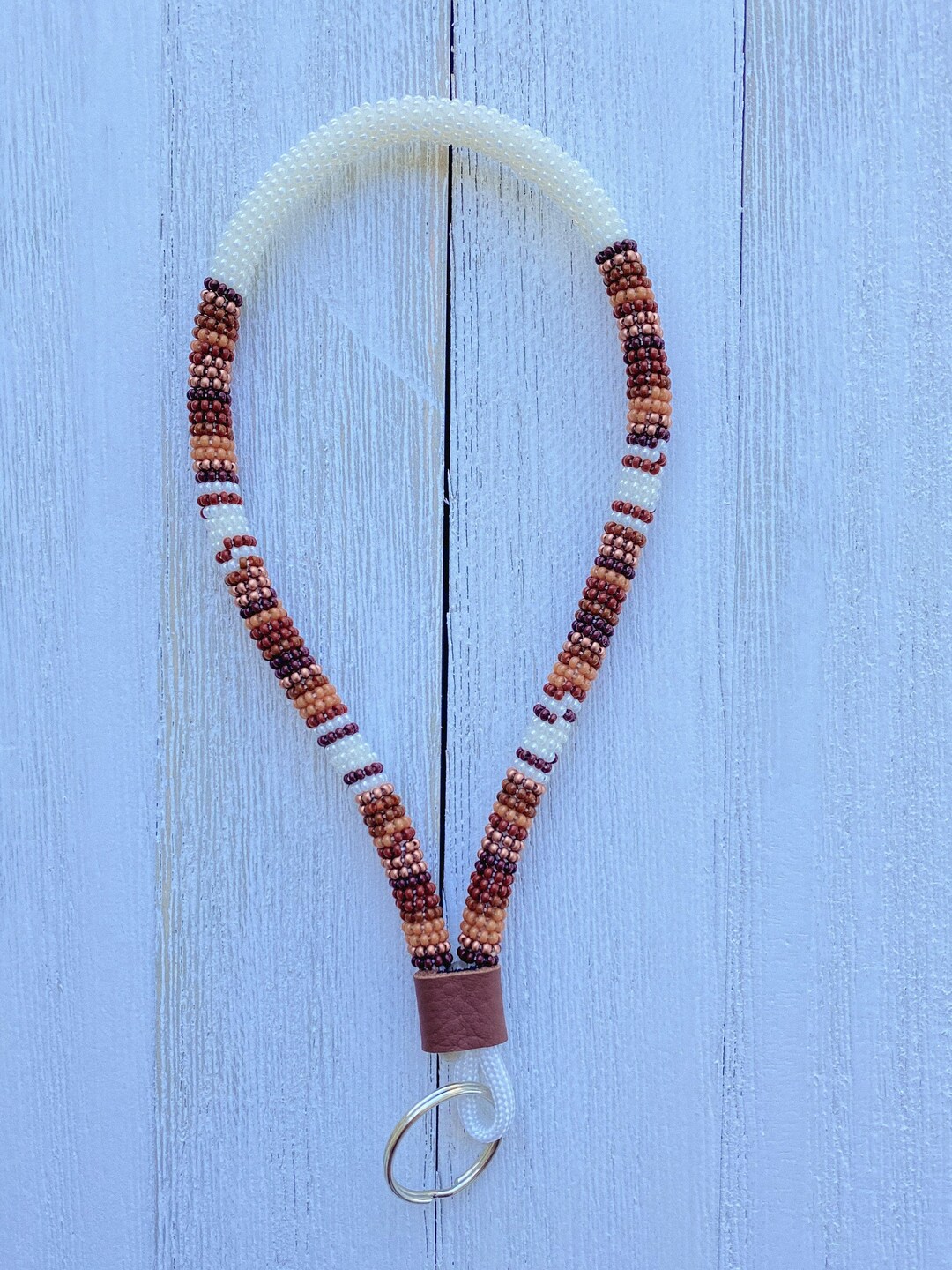 Beaded Keychain - Etsy