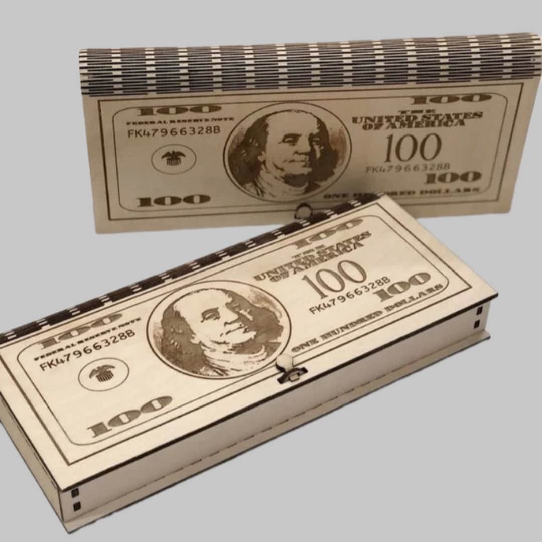 Laser Cut Dollar Money Box Svg Dxf Files Target Piggy Bank Moneybox ...