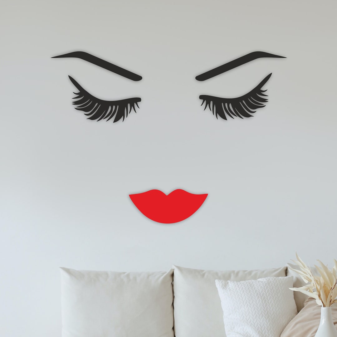 Laser Cut Woman Face Silhouette SVG File Wall Art DXF Files Wall Decor ...