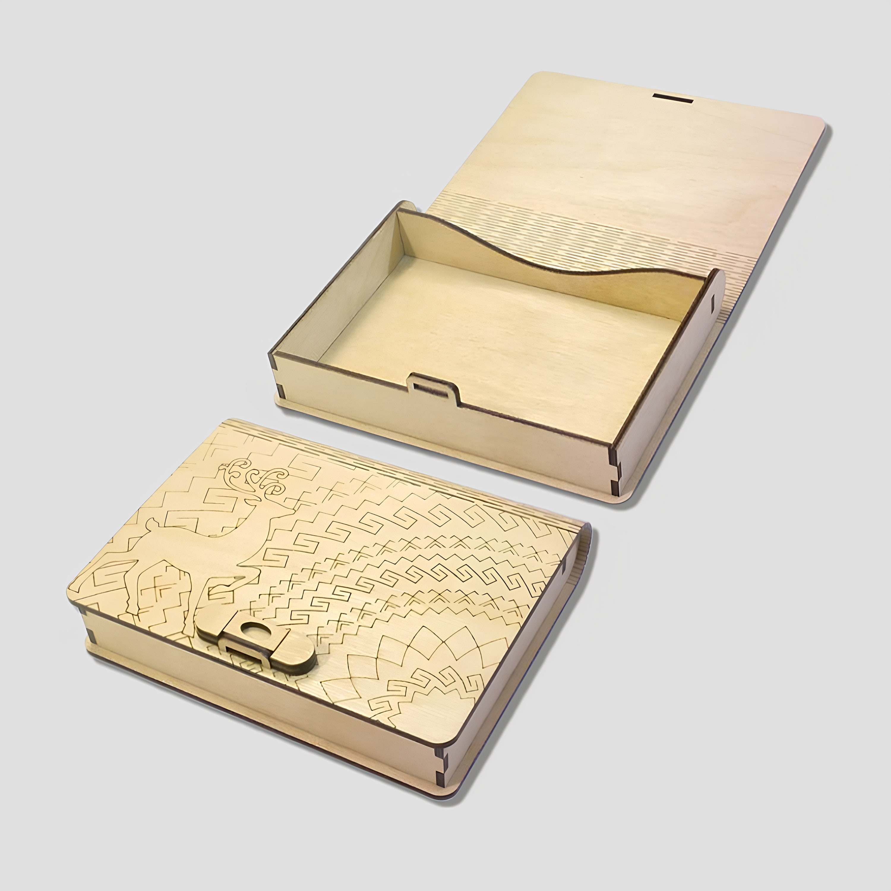 Laser Cut Book Box SVG Box Files Wooden Book Box Glowforge, Xtool ...