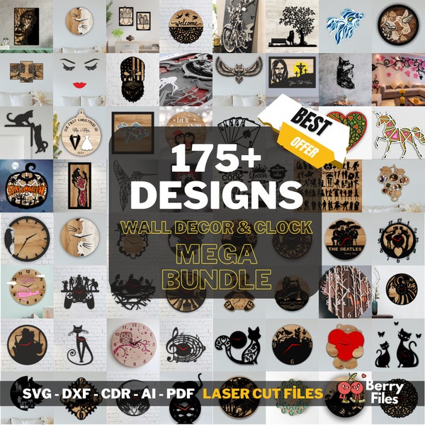 Laser Engraved Clock - Etsy