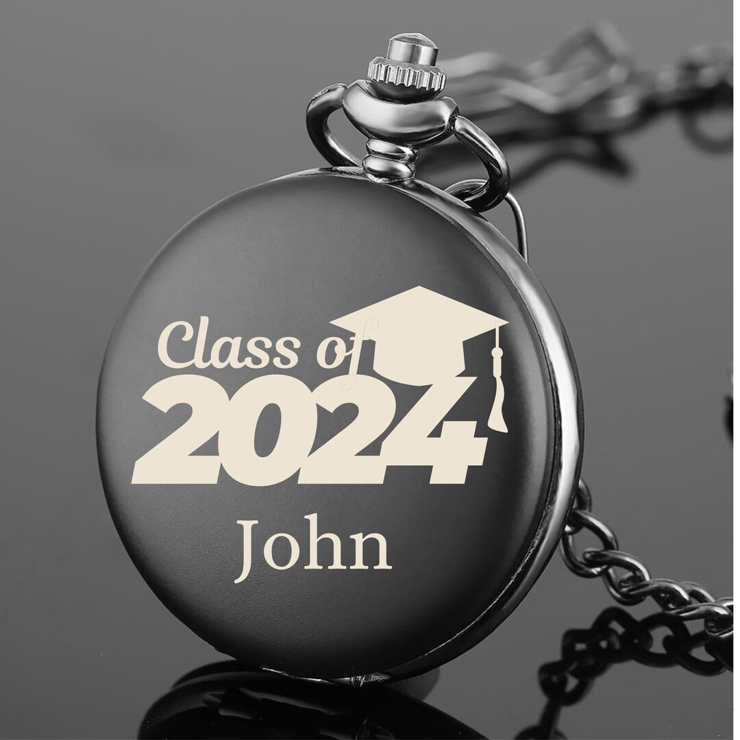 Graduation Gift, Class of 2024 Pocket Watch, Graduation Pocket Watch ...