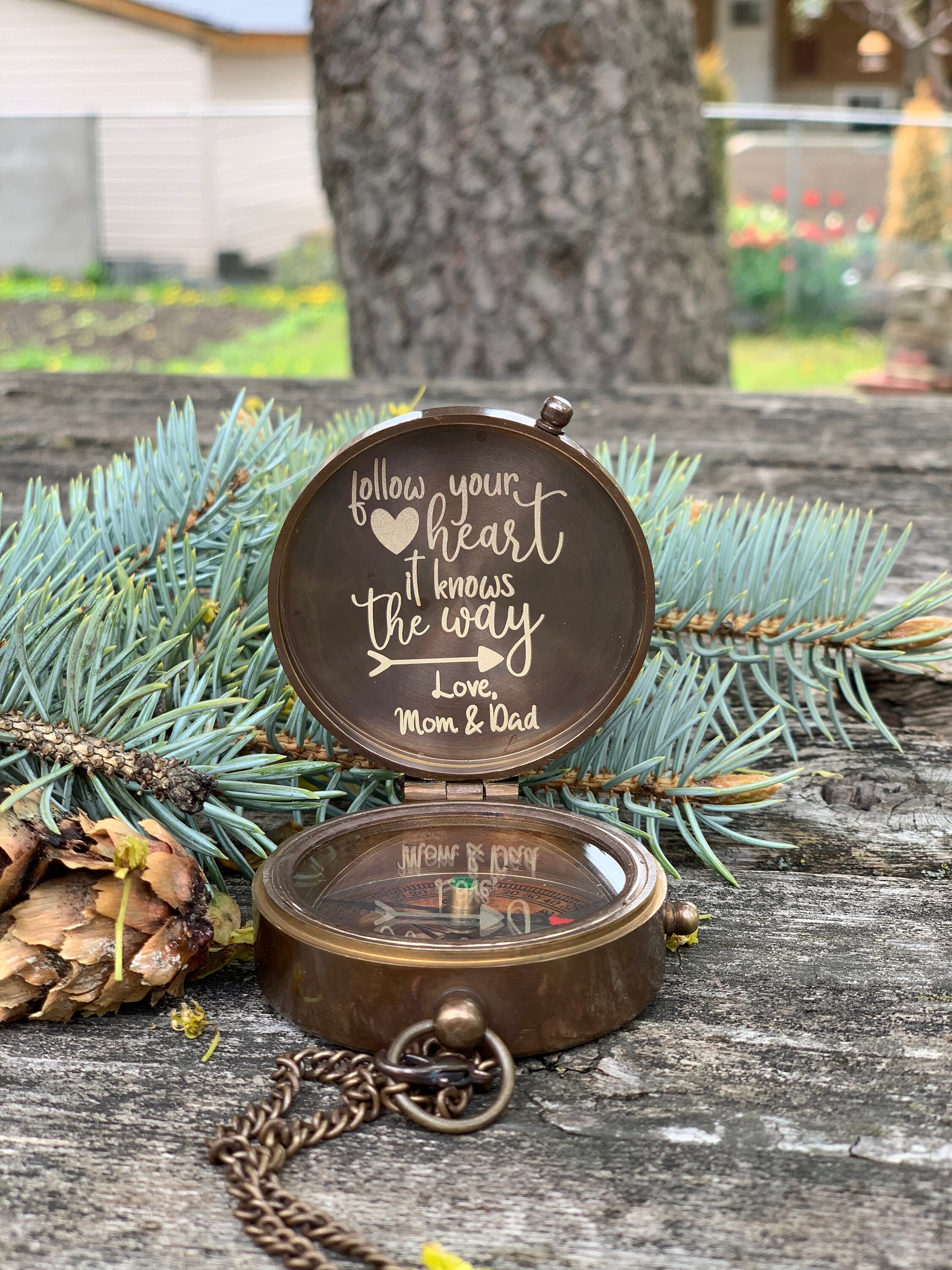 Your Actual Handwriting Compass Wedding Gift for Groom - Etsy