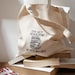 It's Not Hoarding If It's Books Embroidered Tote Bag/ Gift for Book ...