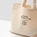 Custom Embroidered Library Tote Bag Personalized Book Lover Gift Name ...