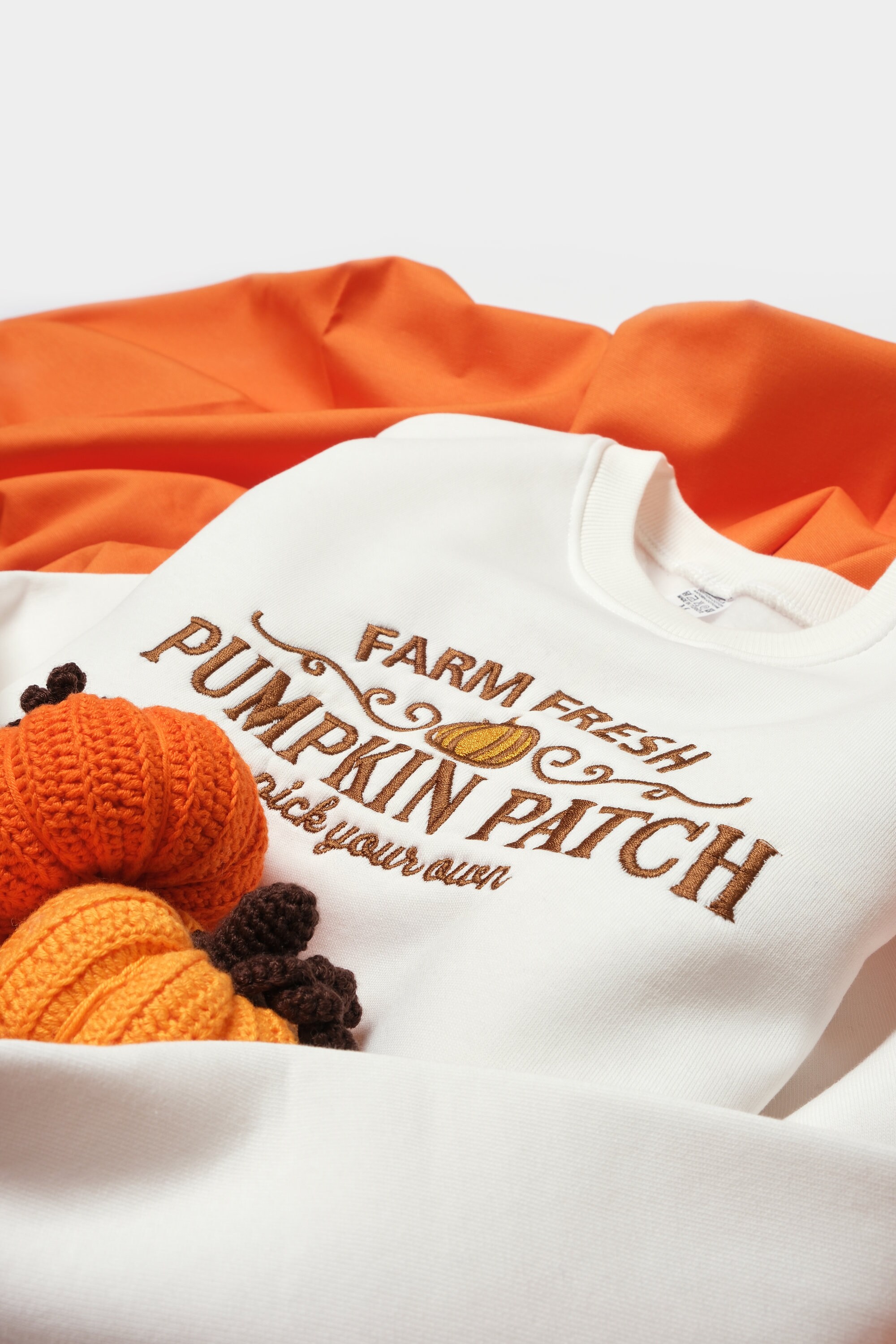 Embroidered Pumpkin Patch Sweatshirt: Halloween Crewneck - Etsy