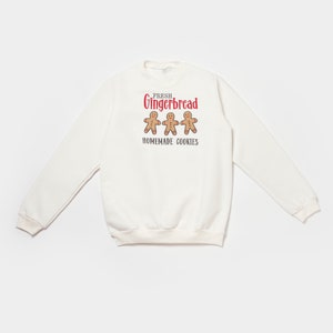 Embroidered Gingerbread Sweatshirt for Christmas/ Festive Holiday ...