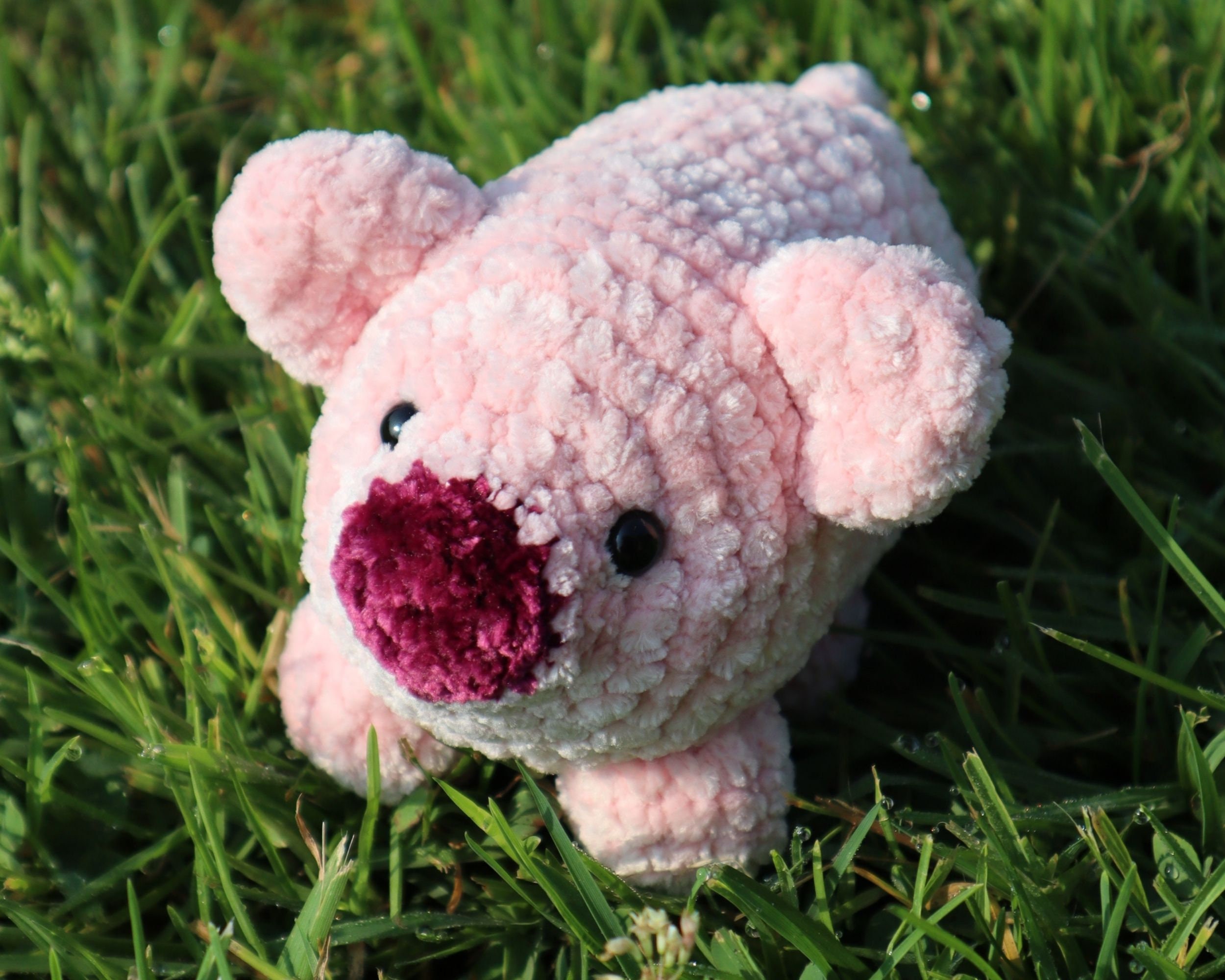 Crochet Pig Pattern, Amigurumi Pig Tutorial, PDF Crochet Pattern, Pig ...