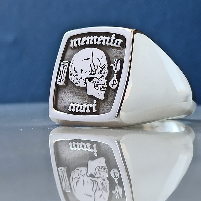 Memento Mori Ring - Etsy