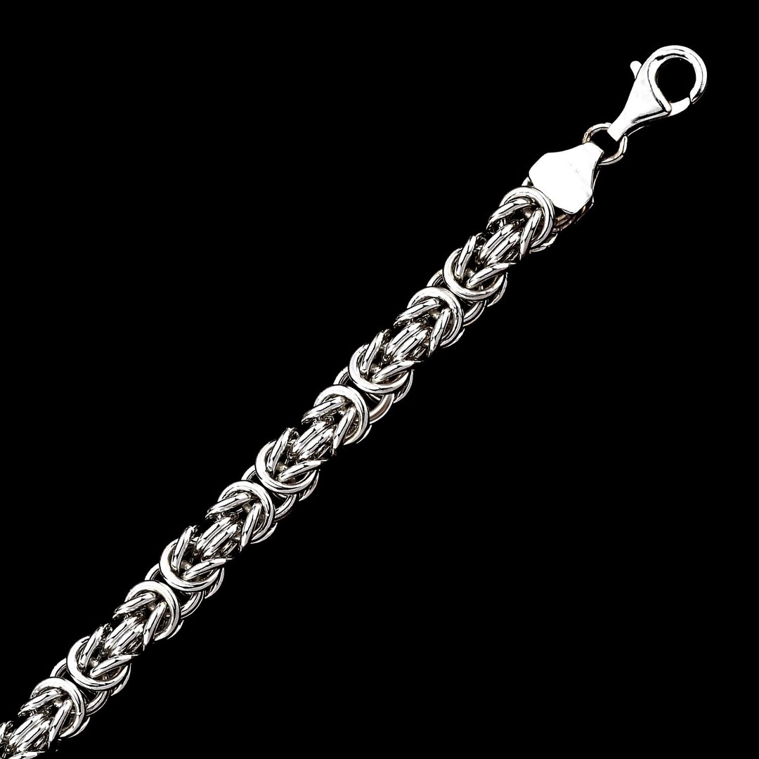 Ring Byzantıne , Men's King Chain,silver Chain, 925K Sterling Silver ...