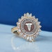 Custom Nursing Class Ring for Women – Gold Graduation Ring With CZ and ...