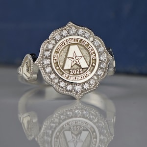 Personalized Ring College Ring Class Ring – Custom Sterling Silver ...