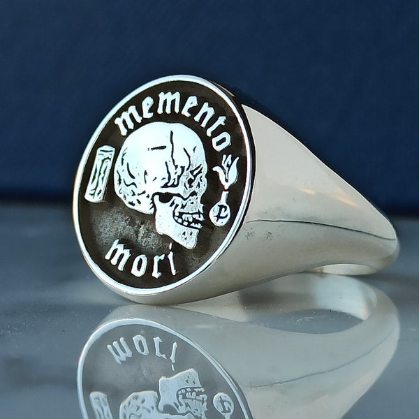 Memento Mori Ring - Etsy