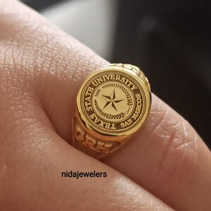 Personalized Ring ,university Ring,class Ring,family Ring,class Ring ...