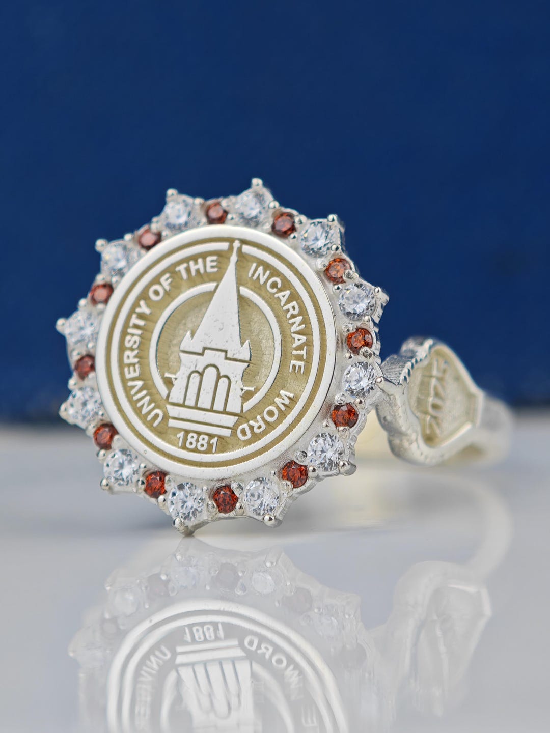 Graduation Class Ring, College Class Ring, University Ring, 14K College ...