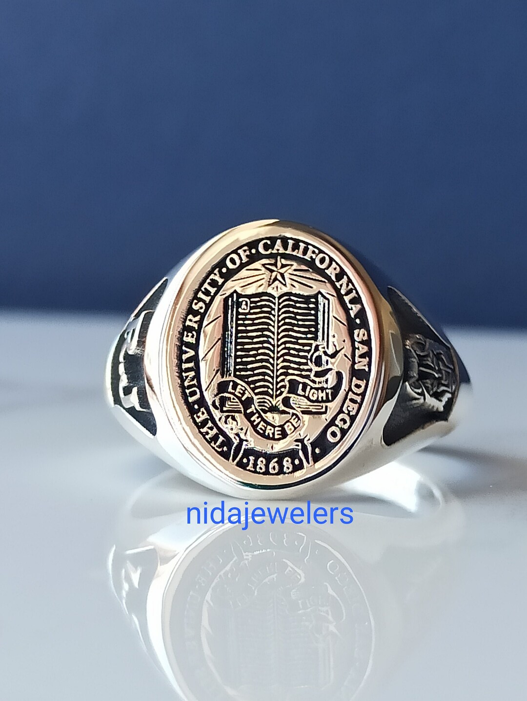 Graduation Gift,custom Engraved College Graduation Ring, Personalized ...