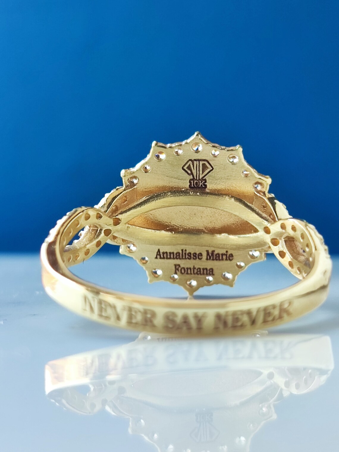 College Ringsolid Gold College Ringuniversity - Etsy