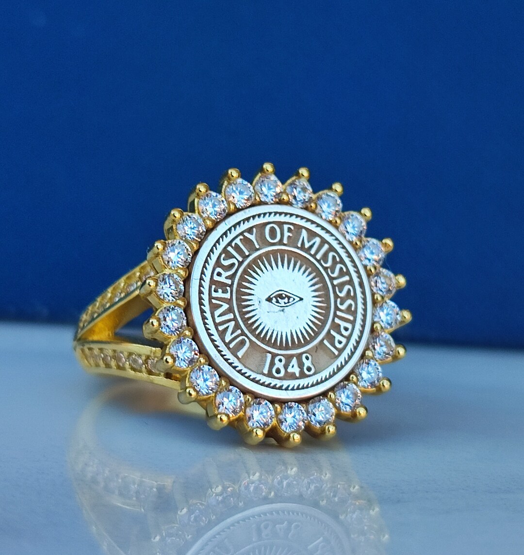 Graduation Gift,baguette Stone Ring,personalized Gift ,college Ring ...