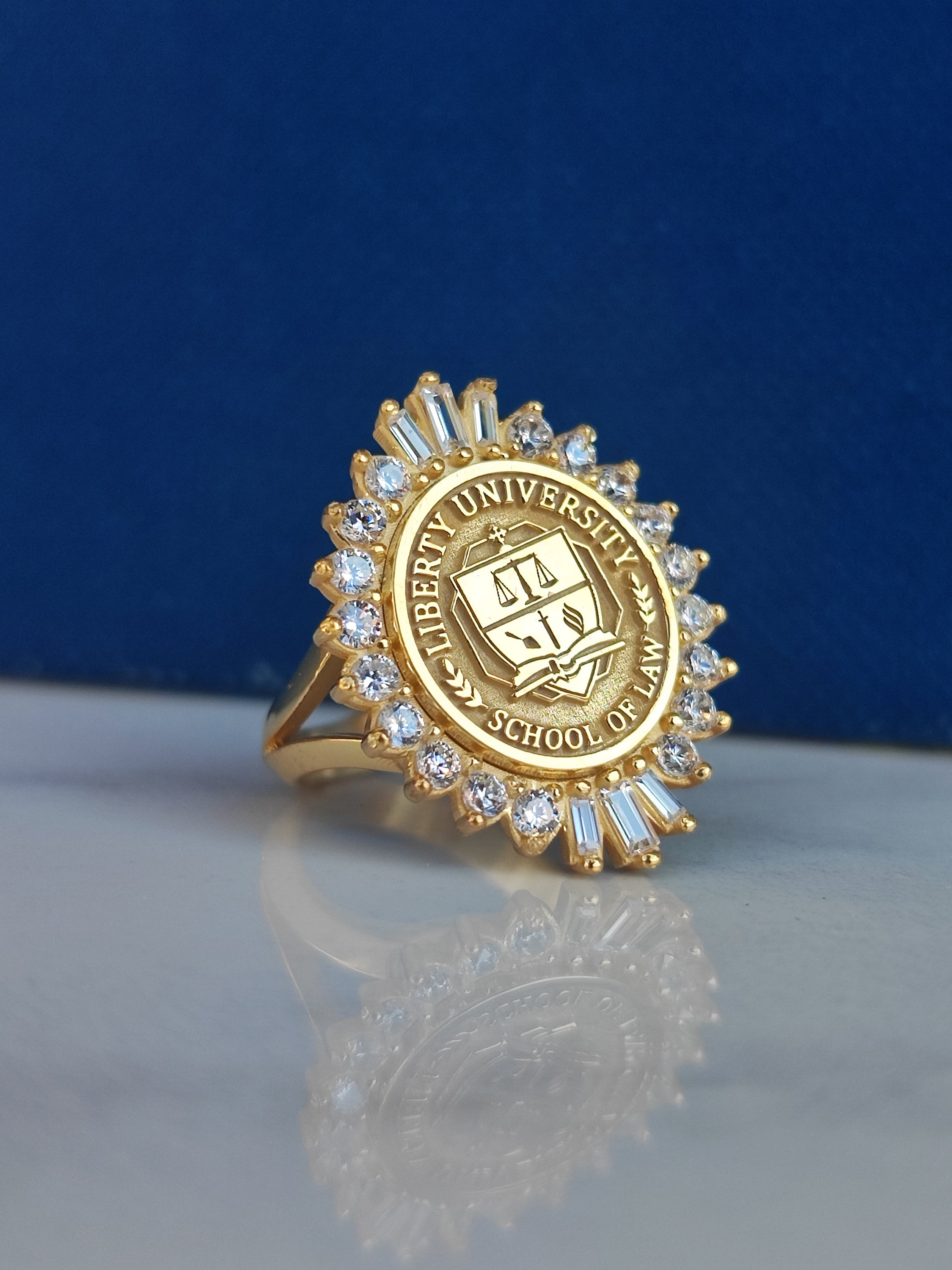 Graduation Gift,baguette Stone Ring,personalized Gift, College Ring ...