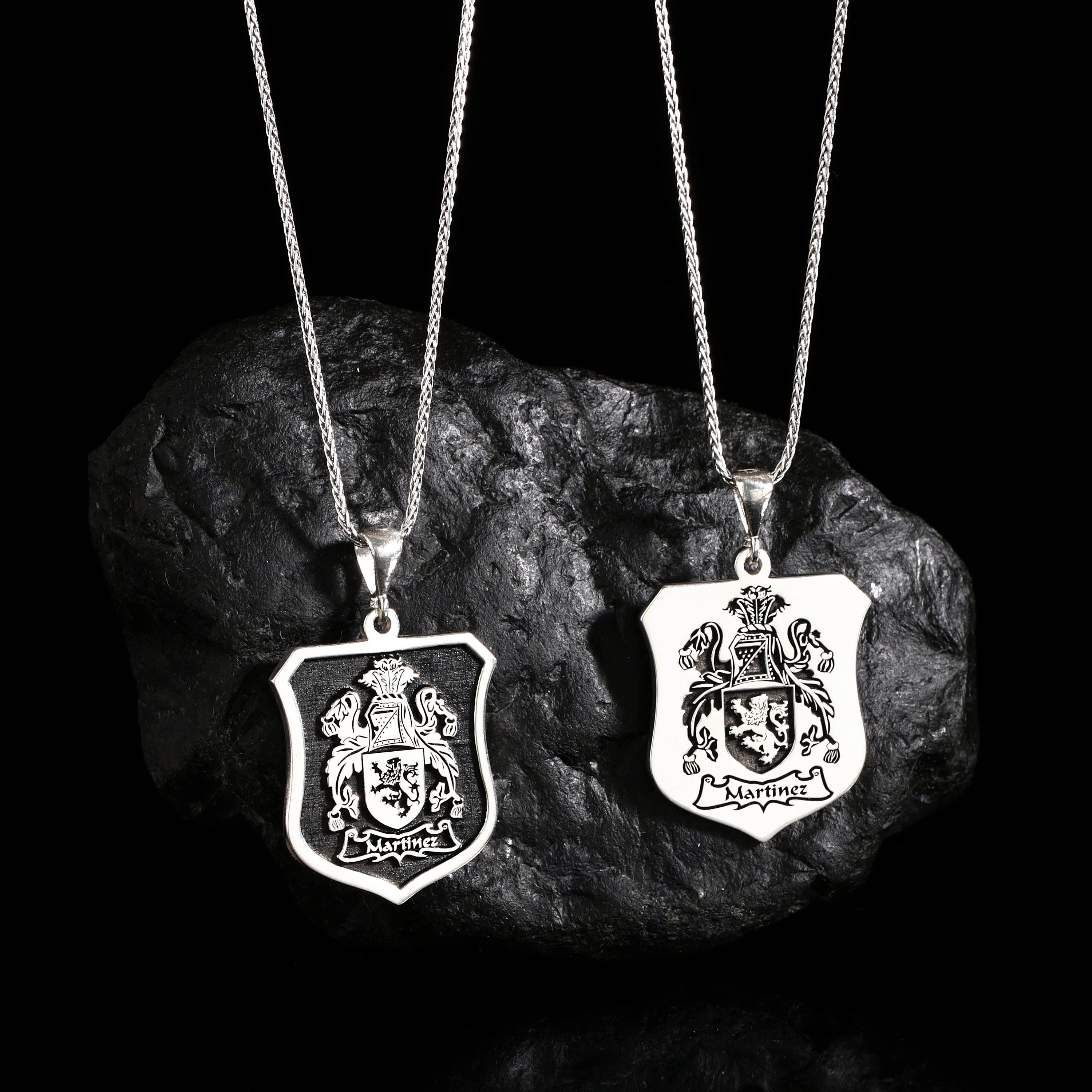 Family Crest Pendant, Gift for Her, Family Crest Necklace, Coat of Arms ...