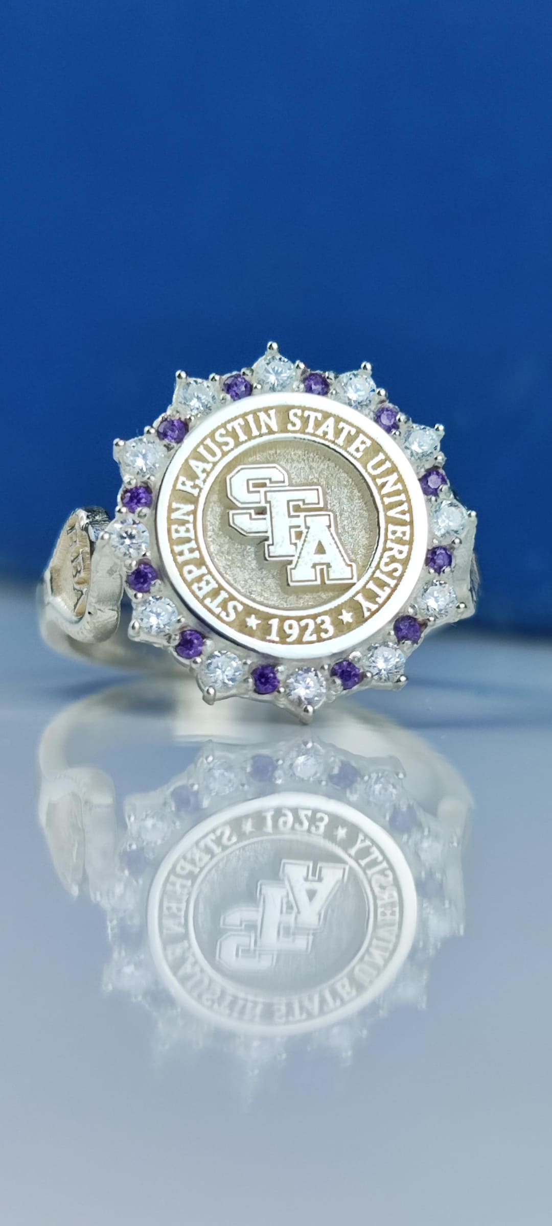University Ring , Women's Class Ring With Stones , Graduation Rings ...
