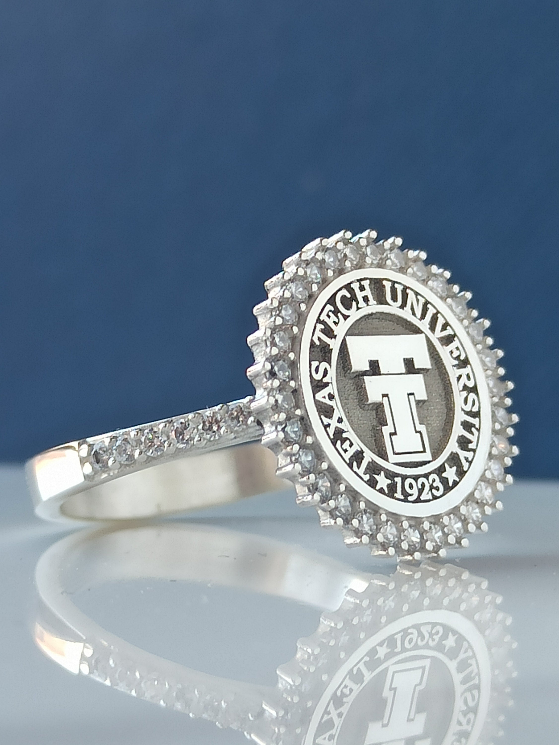 Silver Class Rings Class Rings Graduation Rings College | Etsy