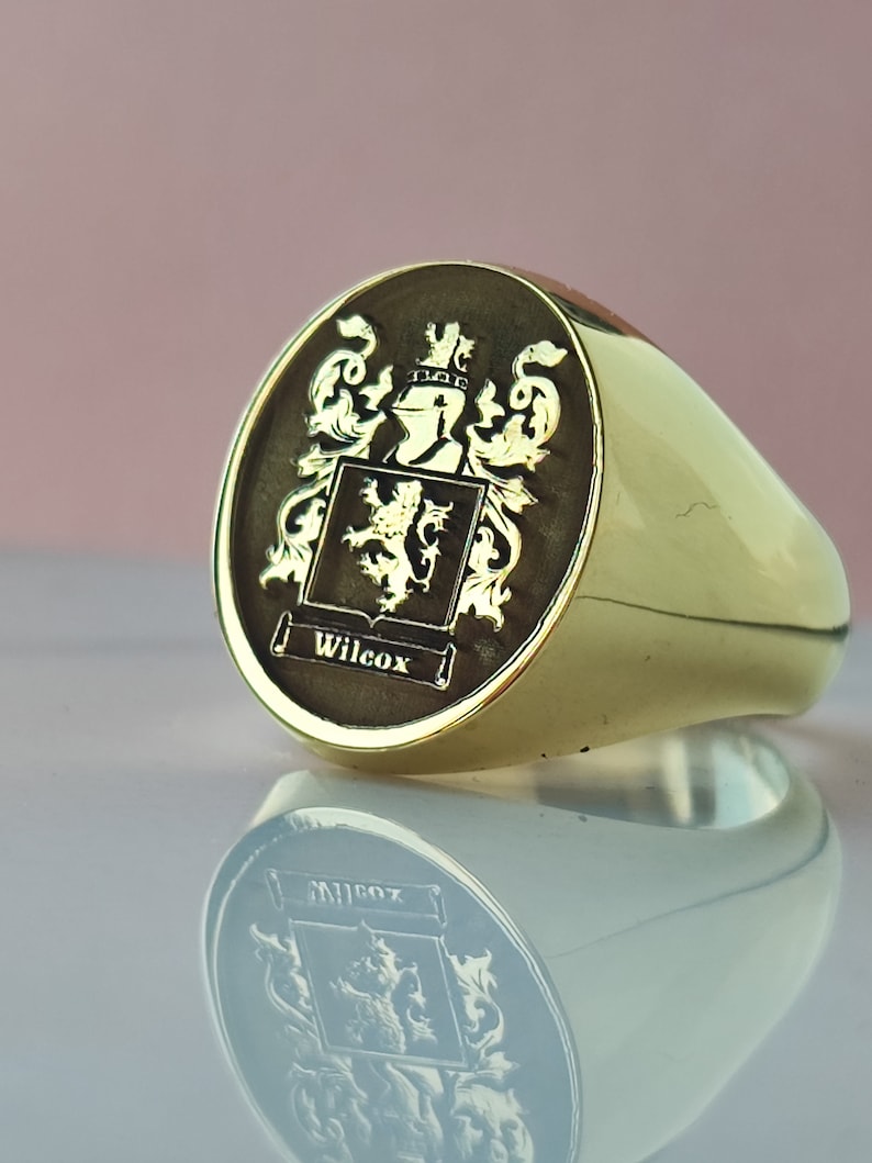 Custom Engraved College Graduation Ring, Personalized Class Signet Ring ...