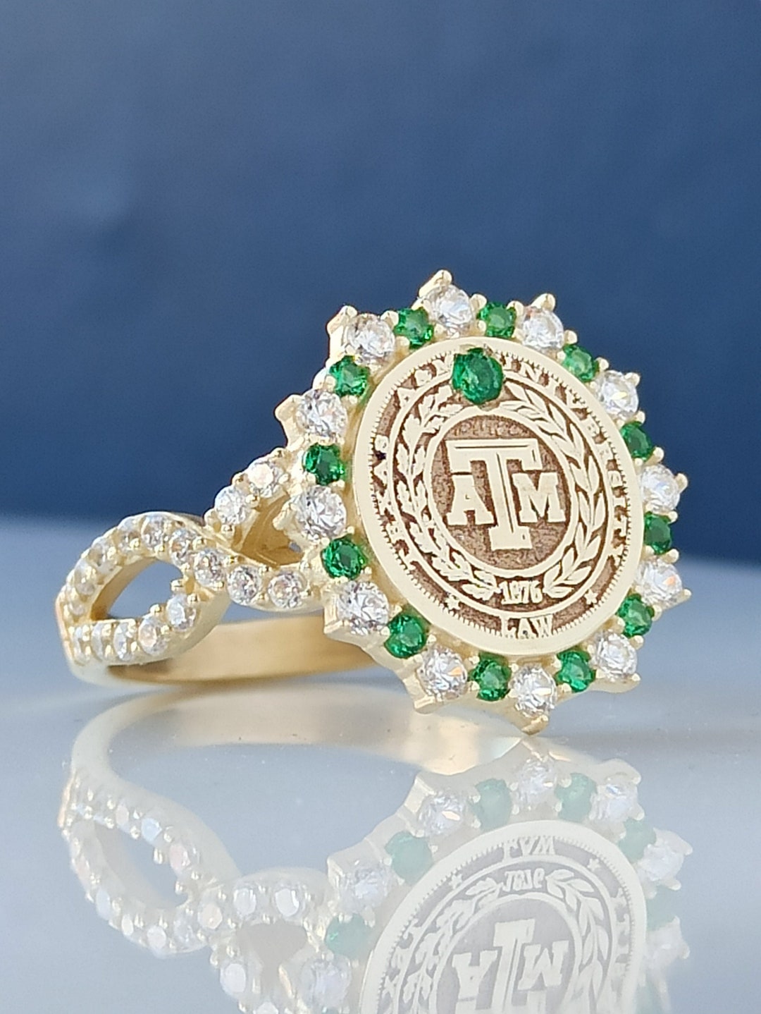 College Ring, University Ring, Graduation Gift, Graduation Ring, Woman ...