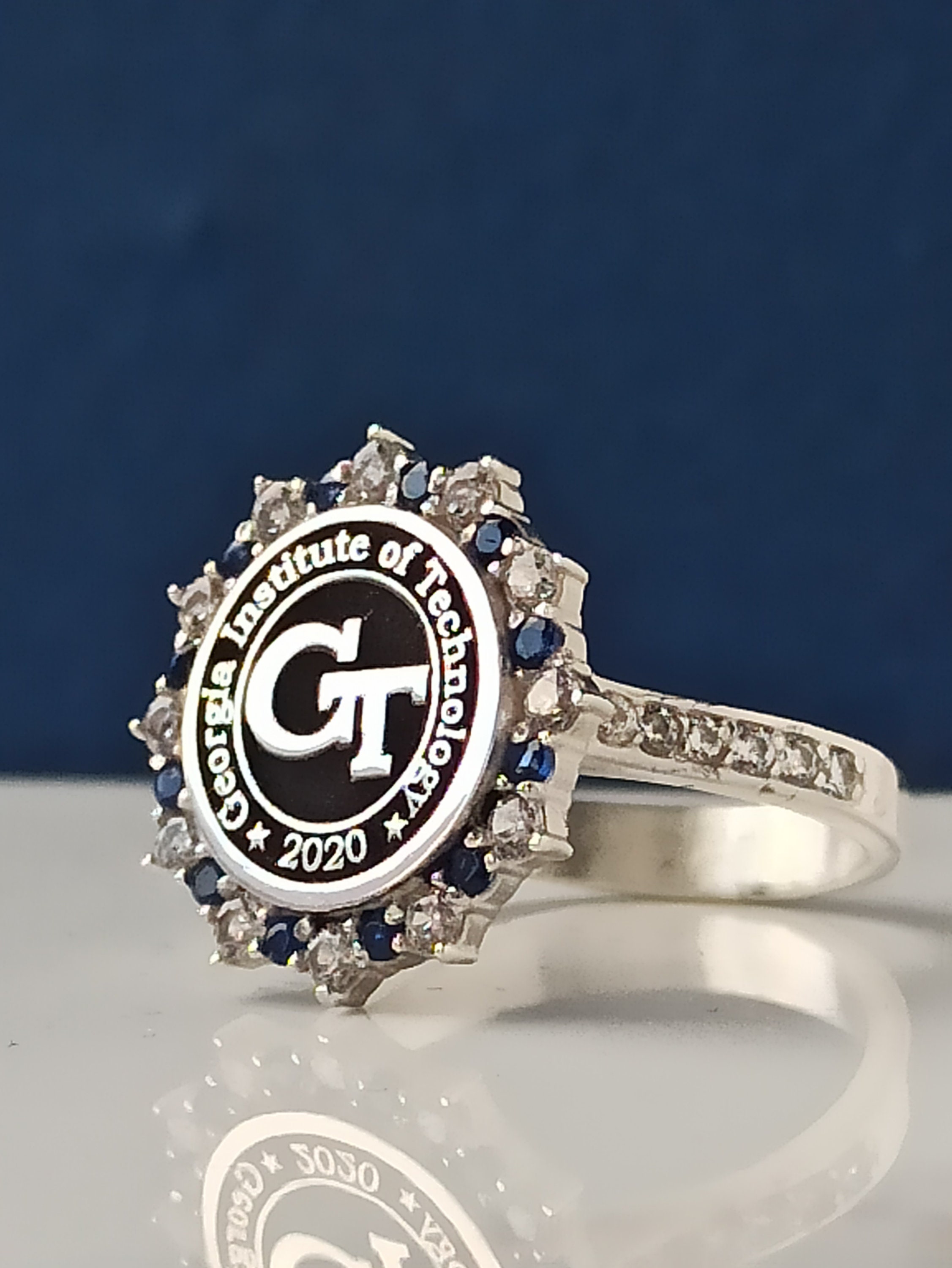 Silver Class Rings Class Rings Graduation Rings College | Etsy