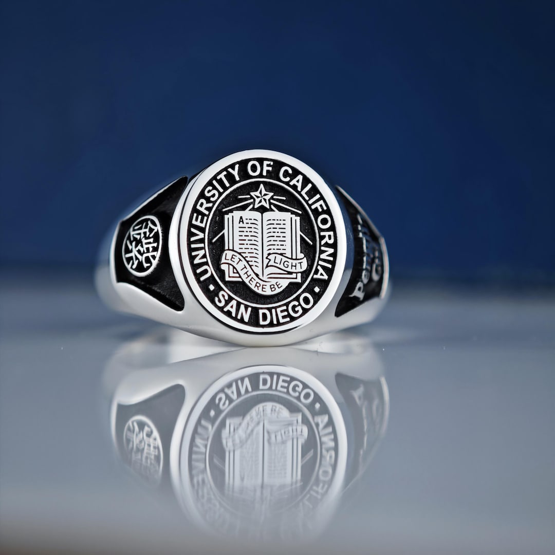 Custom Made College Ring, University Ring, Personalized Ring, Class ...