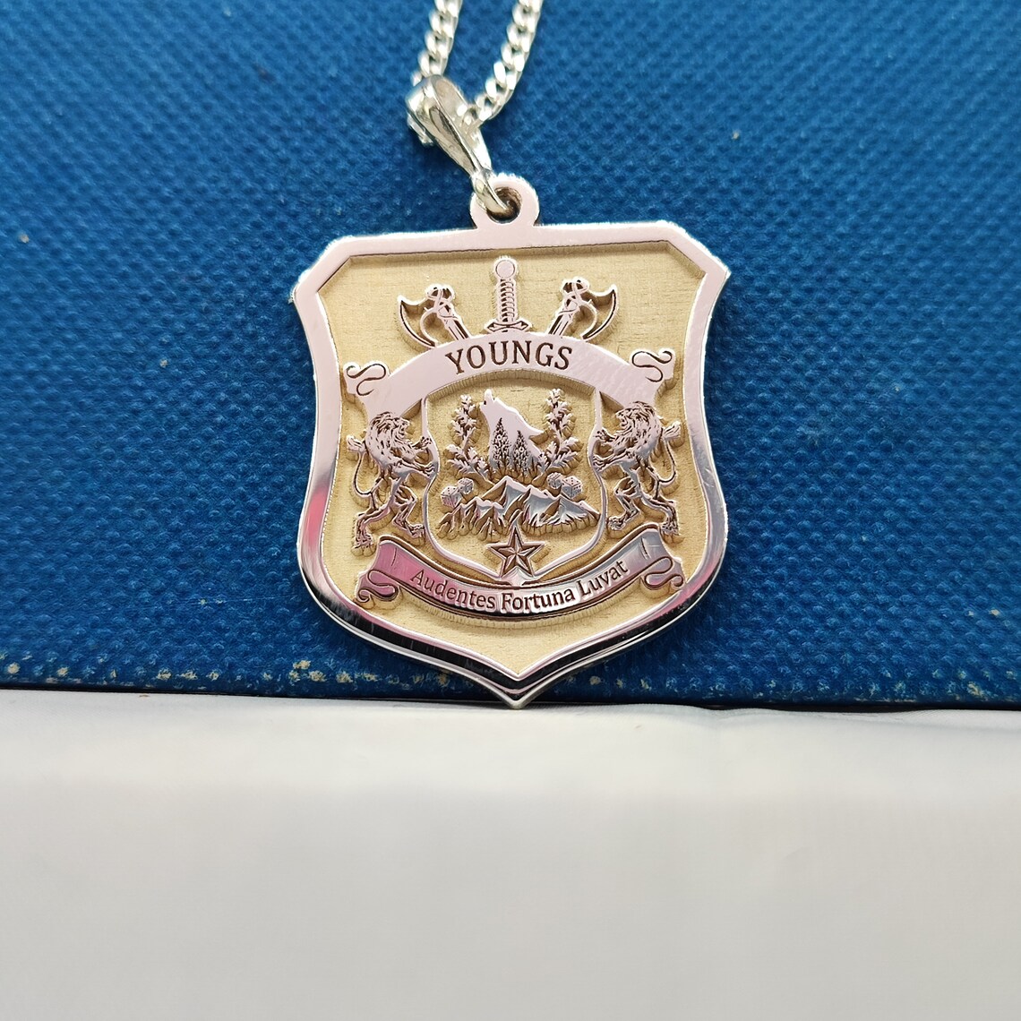 Family Crest Pendant, Gift for Her, Family Crest Necklace, Coat of Arms ...