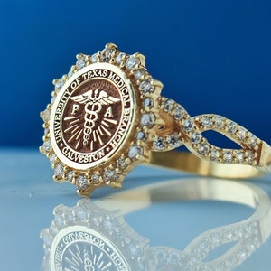 College Ring,solid Gold College Ring,university Ring,graduation Ring ...