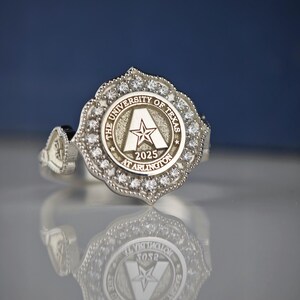 Personalized Ring College Ring Class Ring – Custom Sterling Silver ...