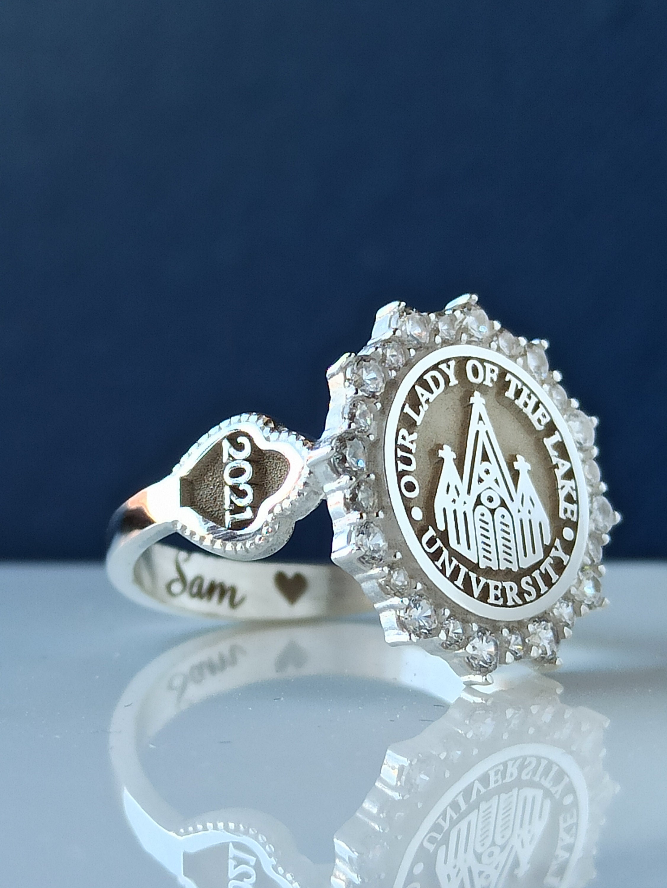 Woman Ringcollege Ring university Ringgraduation - Etsy