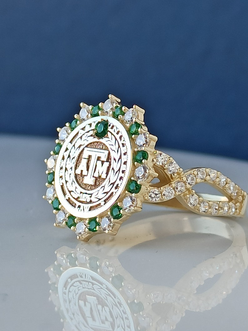 College Ring, University Ring, Graduation Gift, Graduation Ring, Woman ...