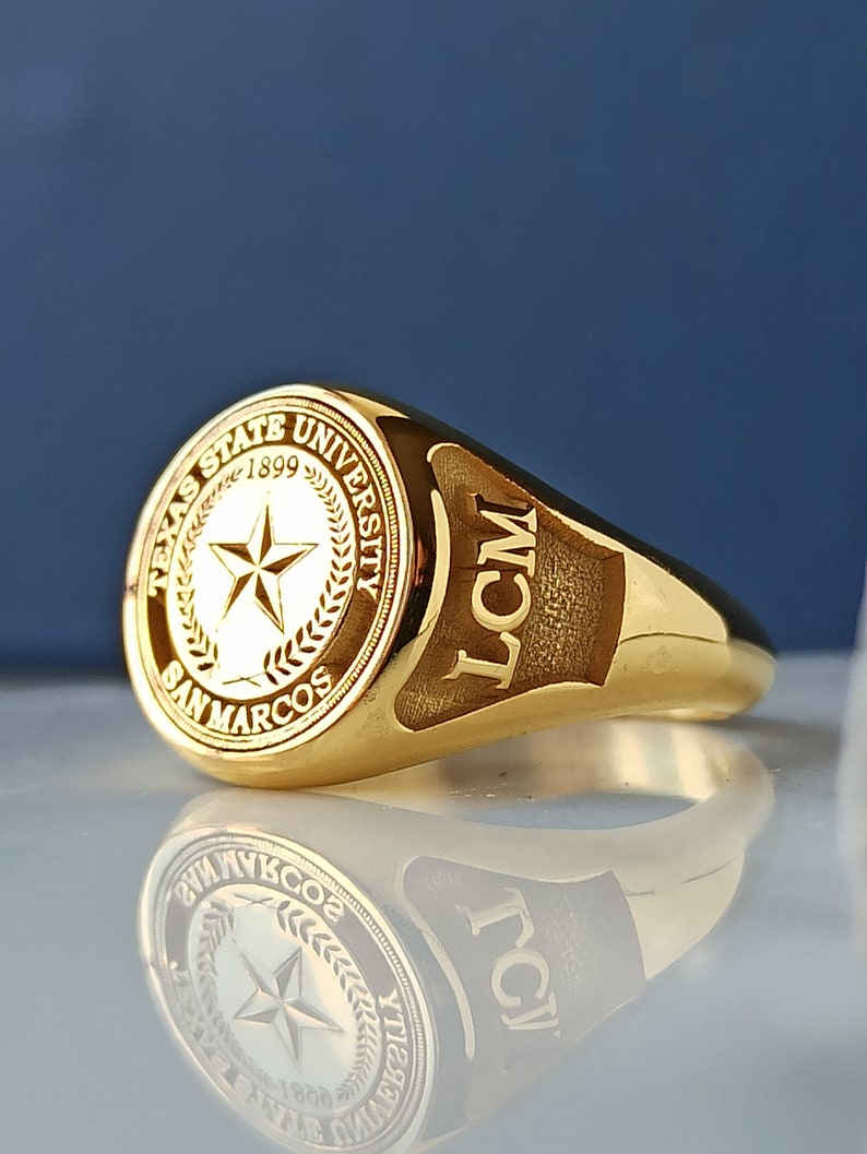 Class Rings Silver Class Rings Graduation Rings Unique - Etsy