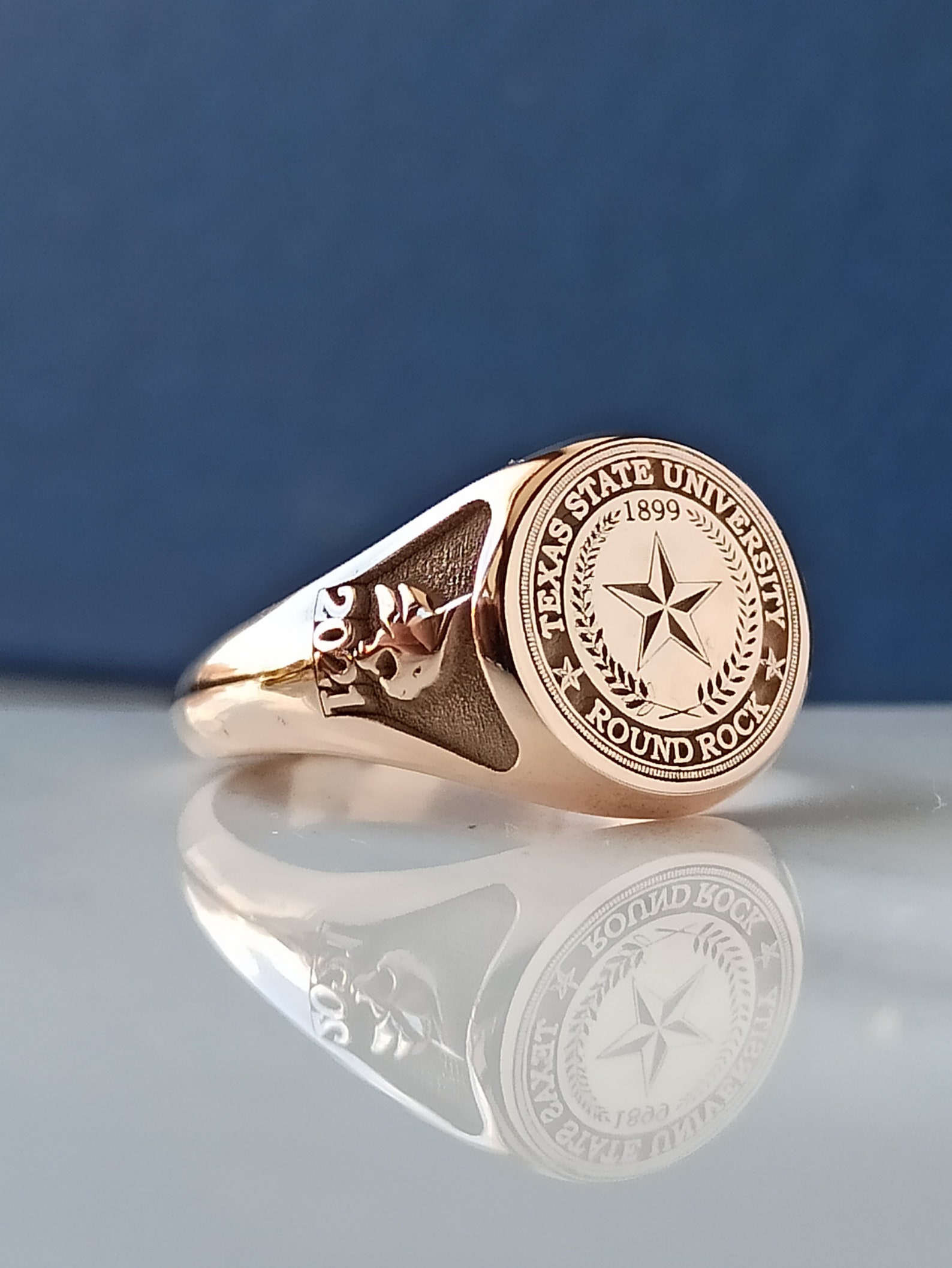 Class Rings Silver Class Rings Graduation Rings Unique - Etsy