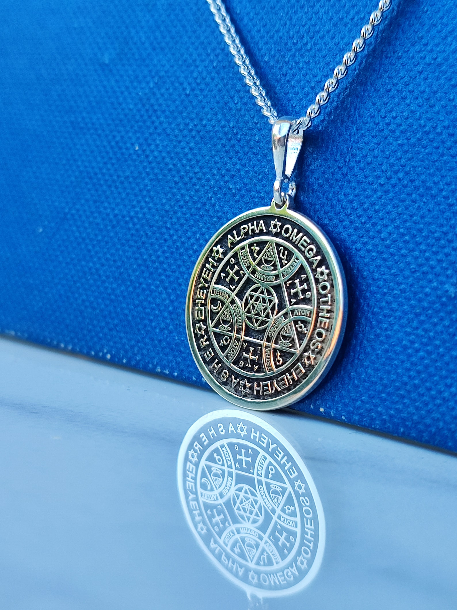 Enoch Angel Magic Amulet ,special Design,alpha-omega Necklace,christmas ...