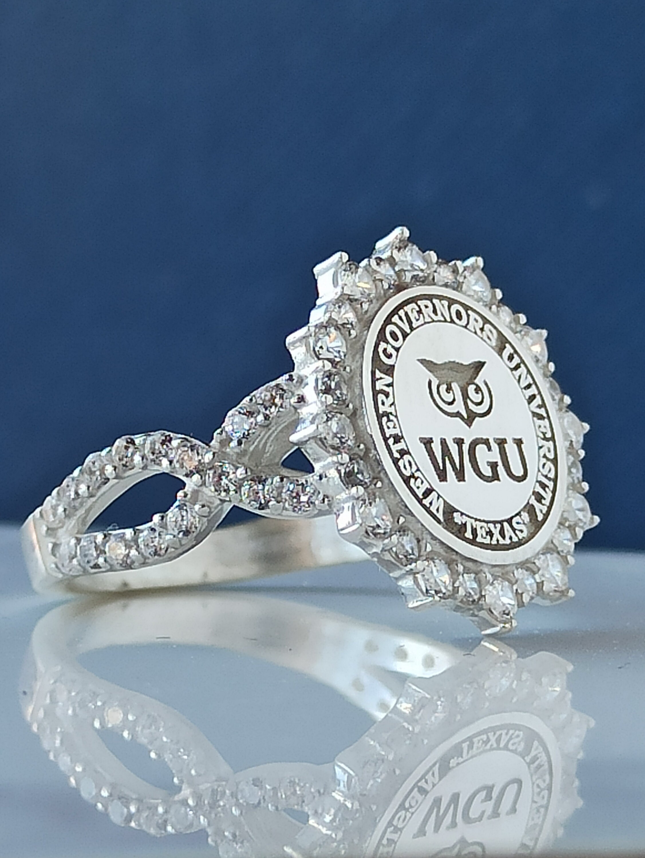 Silver Woman Ring Woman College Ring Class Ring College - Etsy